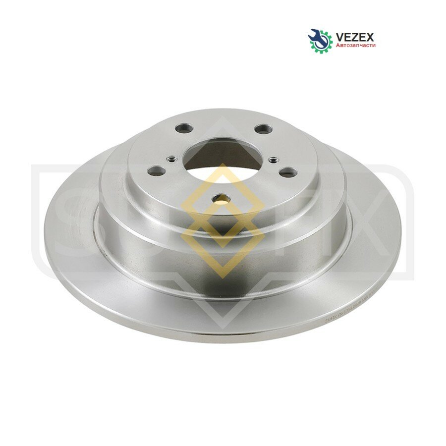 SUFIX FX1238 Диск тормозной невентилируемый (266x10) | зад прав/лев | SUBARU Forester(SF/SG) 2.0-2.5 97> / Impreza(GC/GD) 1.5-2.5 92> / Legacy I-III 1.6-2.5 >03