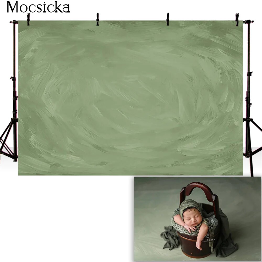 Фотофон для новорожденных MOCSICKA виниловый однотонный