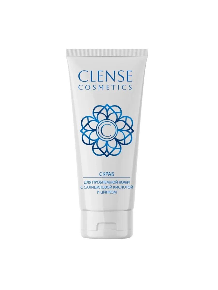 Clense Cosmetics Скраб для проблемной кожи лица, с салицилов