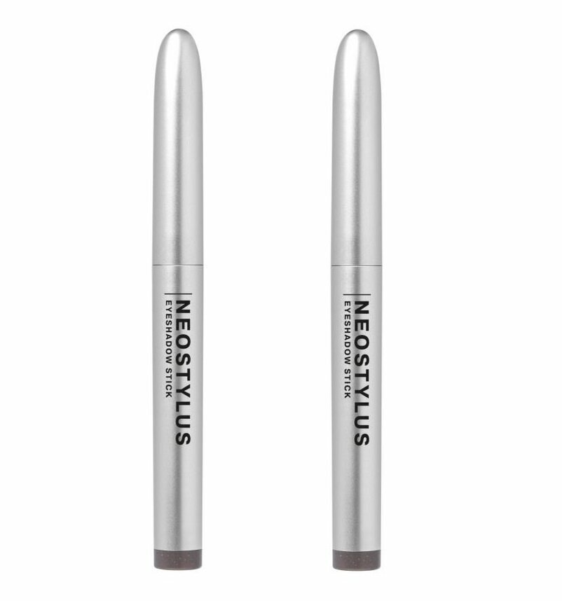 Тени Influence Beauty для век в стике Eyeshadow Stick Neostylus, тон 06 серый металлик, 1,1 г - 2 штуки