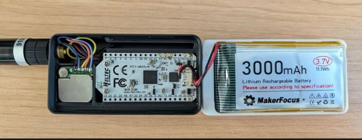 Heltec v3 корпус для 3000mAh аккумулятора