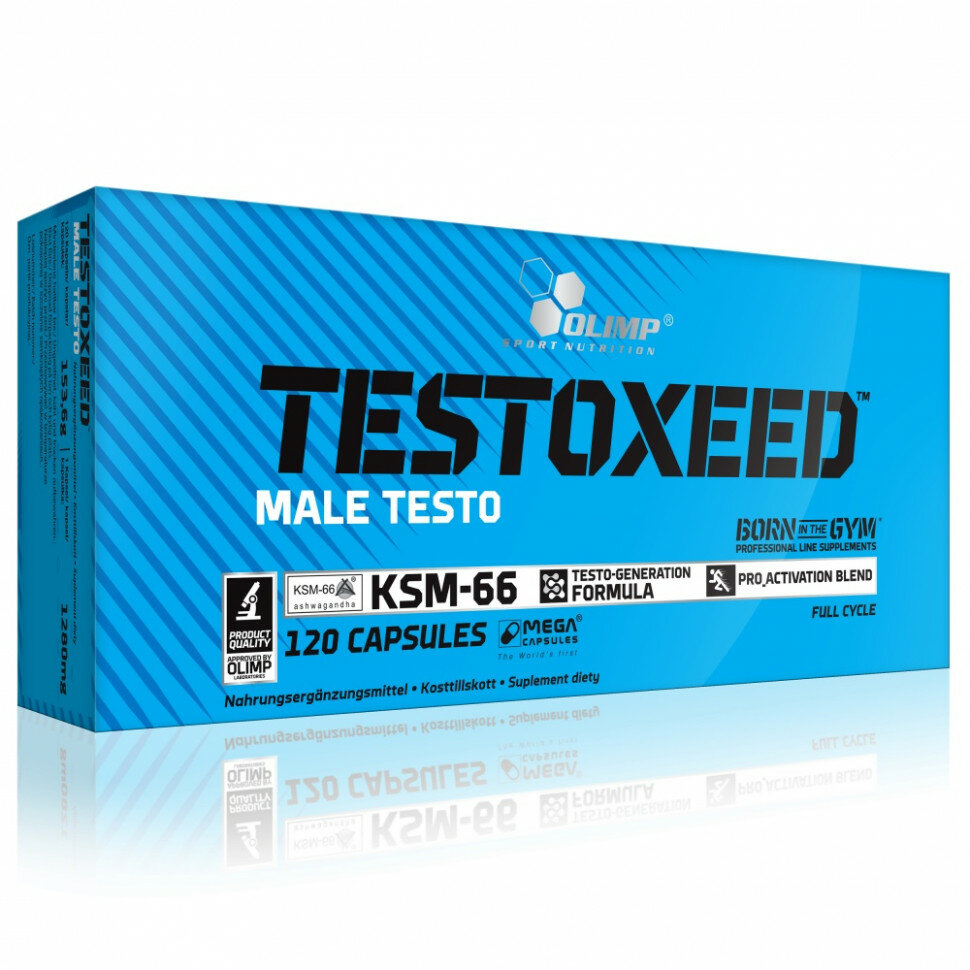 Тестобустер Olimp Testoxeed, капсулы, для повышения тестостерона 120 капсул