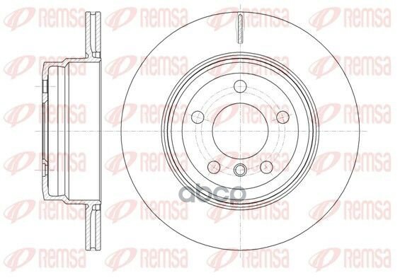 61287.10 диск тормозной задний! BMW X5/X6 3.0i/3.0-3.5D 07> Remsa арт. 6128710