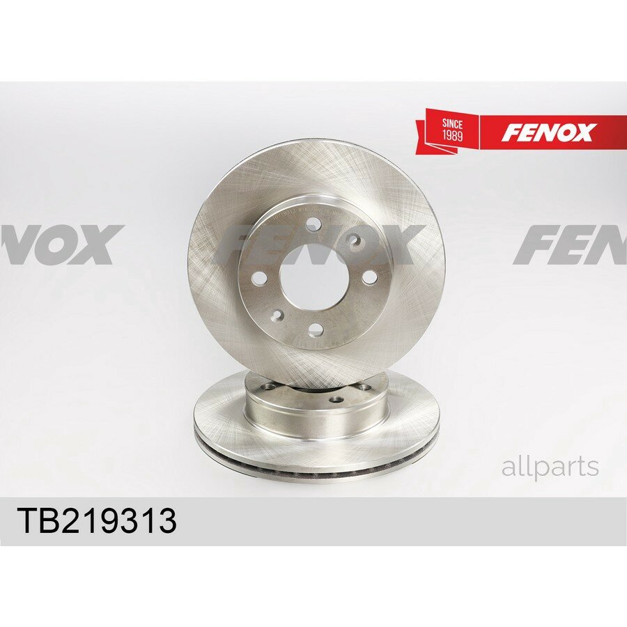 FENOX TB219313 Диск торм. Hyundai i10 KIA Picanto