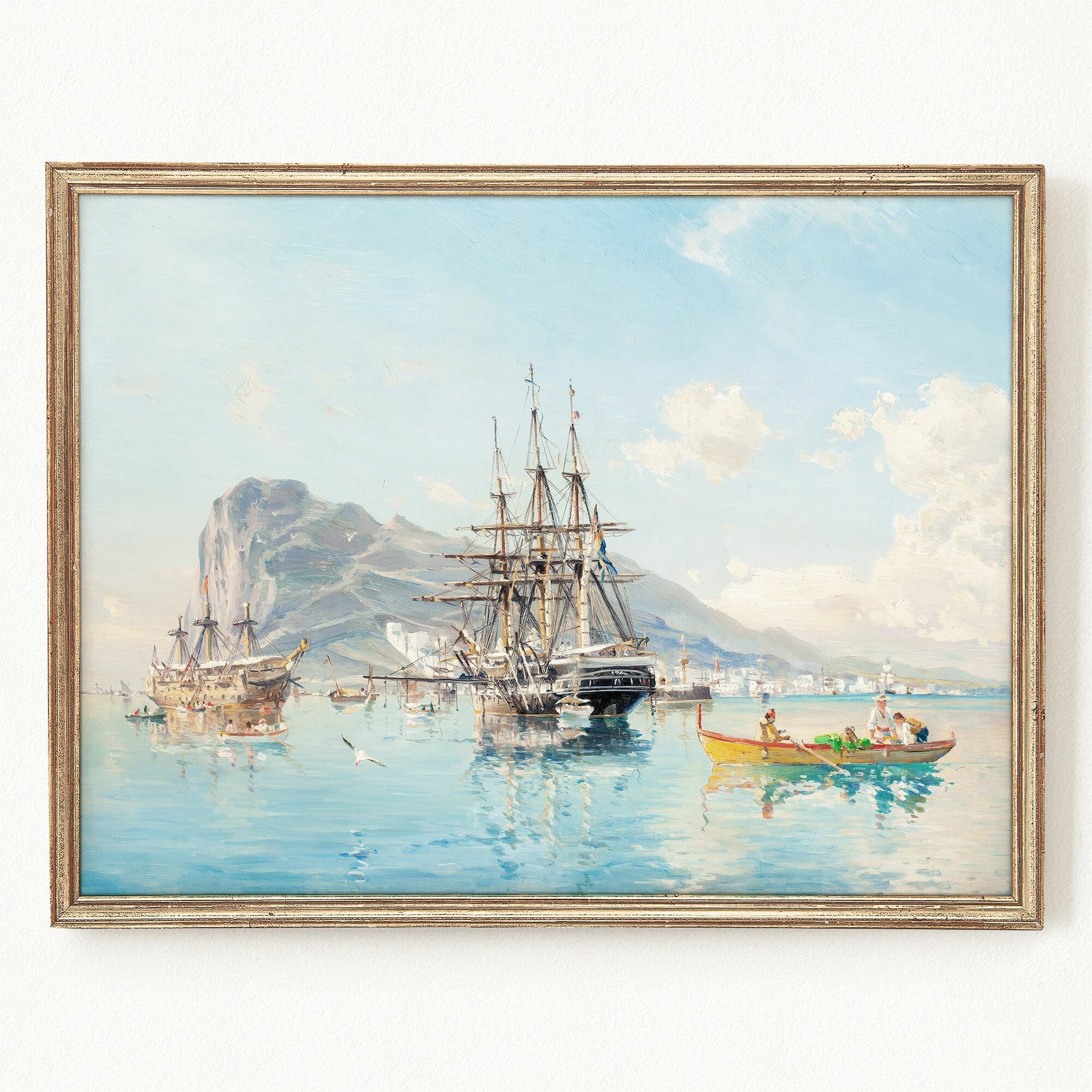 Постер "Шведский фрегат - Герман Силлен", 60х90 см (без рамки)