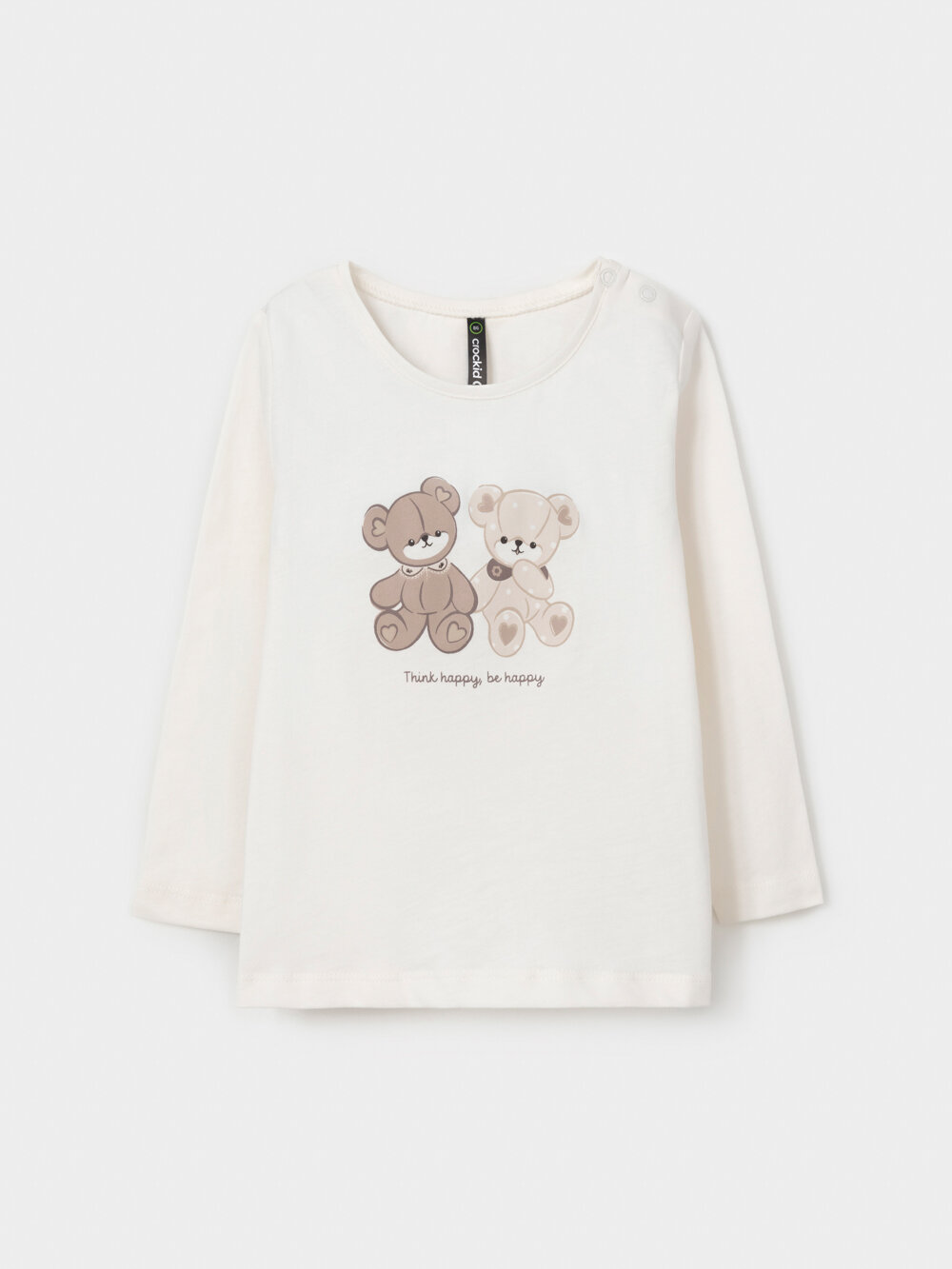 Лонгслив для девочки из натурального хлопка