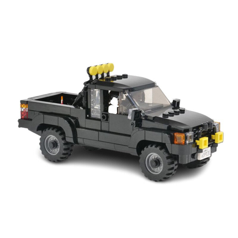 MOC-116403 Пикап Toyota из «Назад в будущее», собранная модель автомобиля из строительных блоков для мальчика
