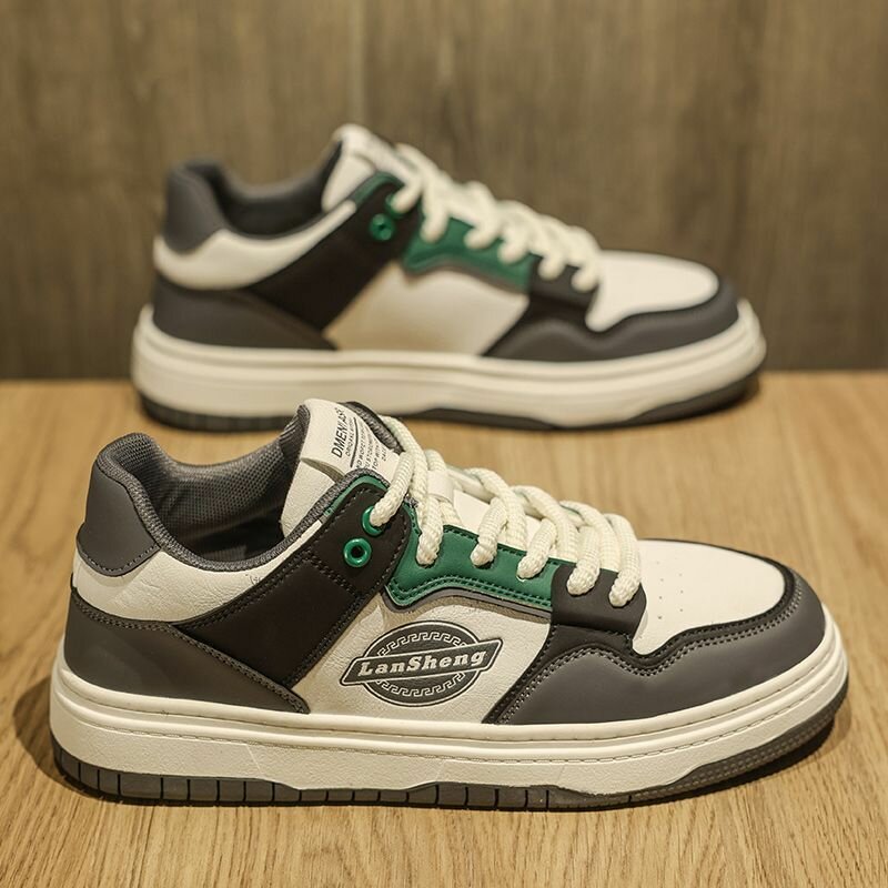JYL Обувь мужская Осенняя для молодежи Белая доска обувь легкая/2350 gray green