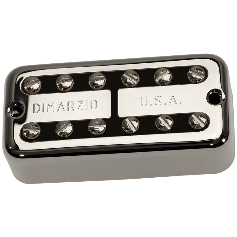 DiMarzio DP294FNBK PAF'TRON BRIDGE - звукосниматель для электрогитары, хамбакер, Алнико 5, 255 мВ, 9,13 кОм, никель/чёрный