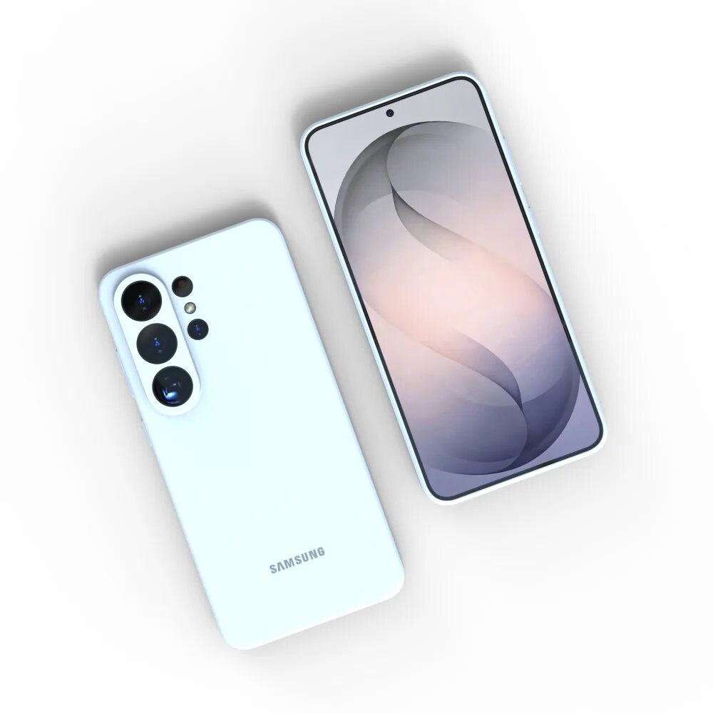 Чехол для Samsung Galaxy S26 Ultra S25 FE S24 из мягкого жидкого Белый, White, For S26Ultra