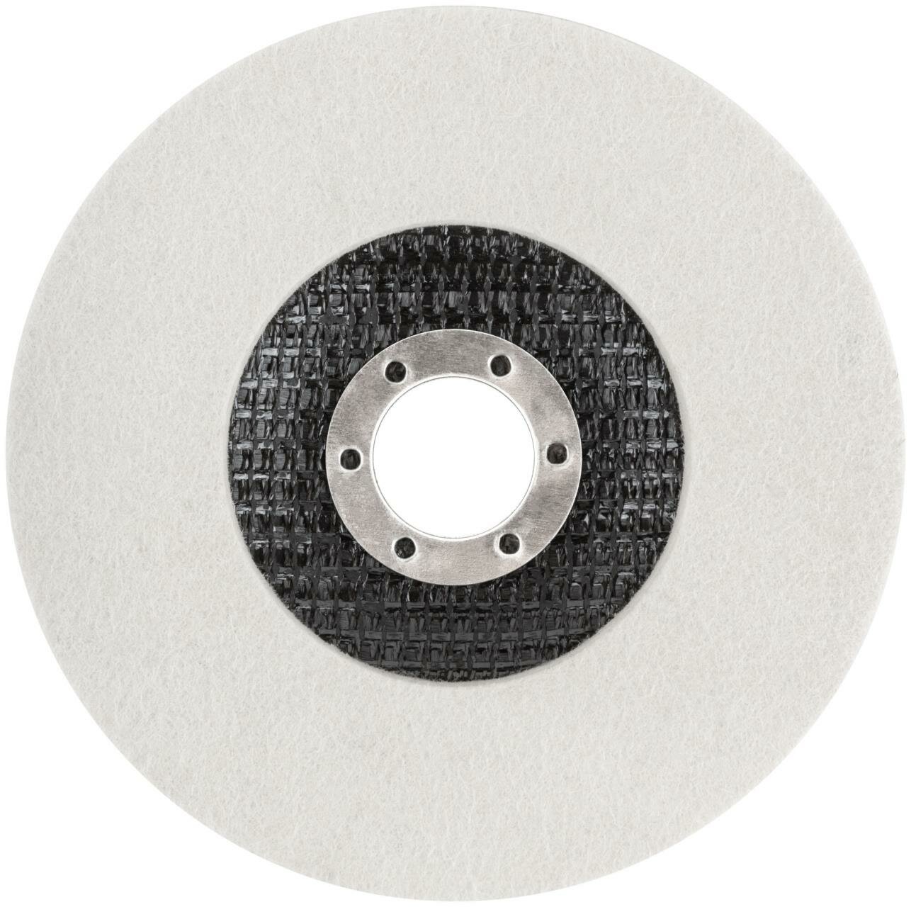 Круг полировальный войлочный для УШМ, сплошной 125 мм