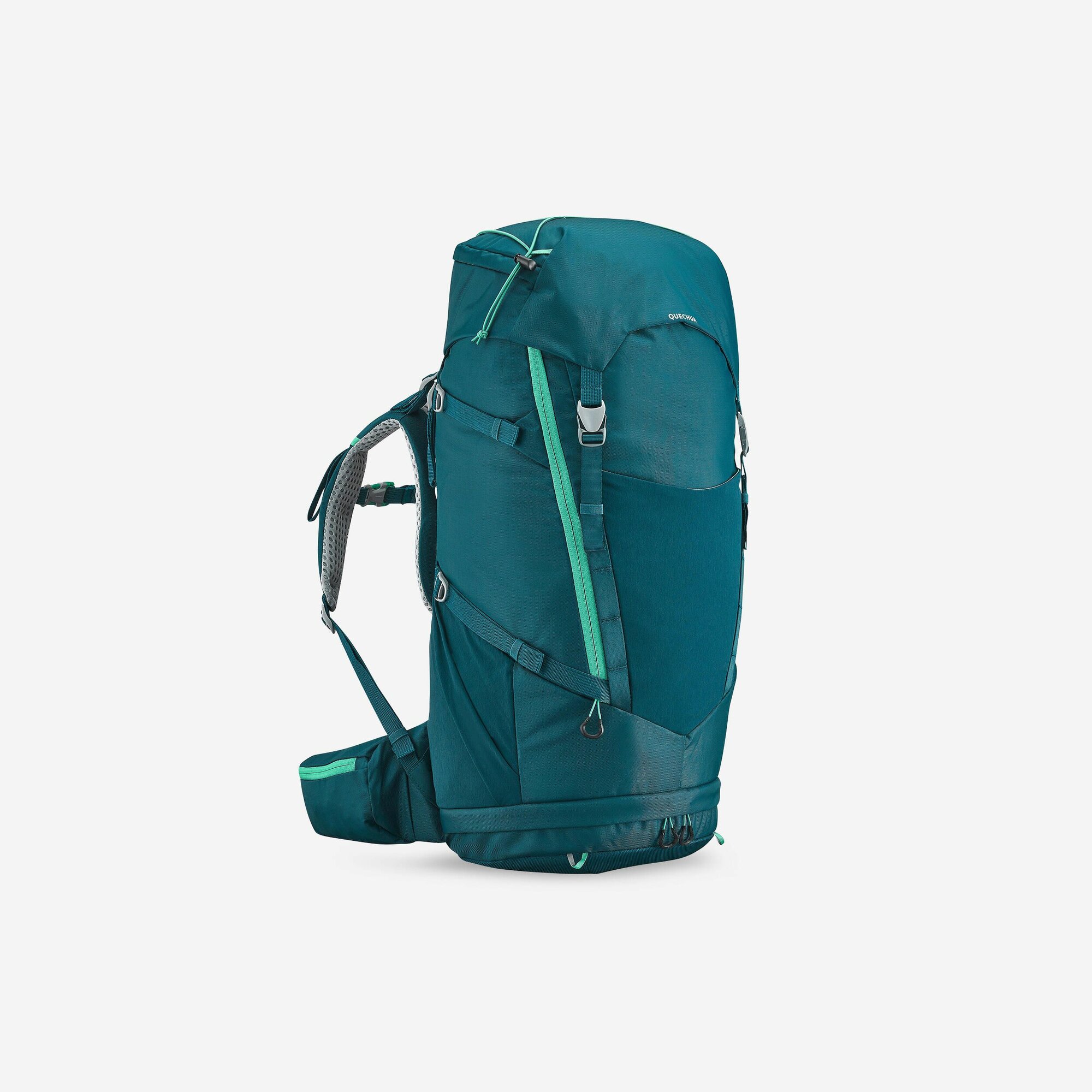 Детский походный рюкзак MH500 40 л + 10 л, Decathlon, Цвет: Темно-синий Петрол / темно-синий Петрол, Размер: 40 л