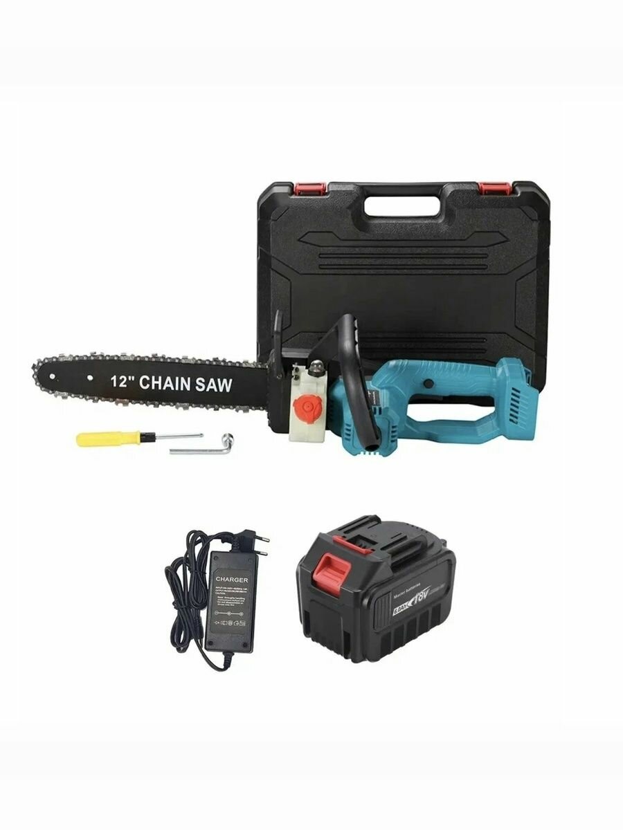 Электропила 12-дюймовая бесщёточная литий-ионная бензопила