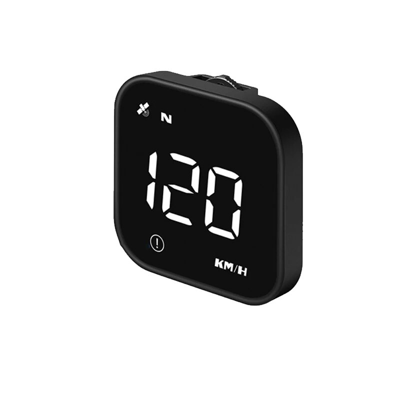 1 шт, автомобильный проекционный дисплей HUD, цифровой GPS-спидометр, MPH, сигнализация превышения скорости, многофункциональный спидометр, компас, HD светодиодный дисплей