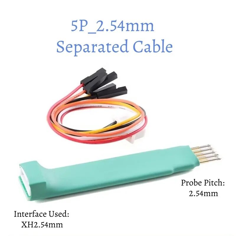5P 2.54мм Separated Cable, Color: size12