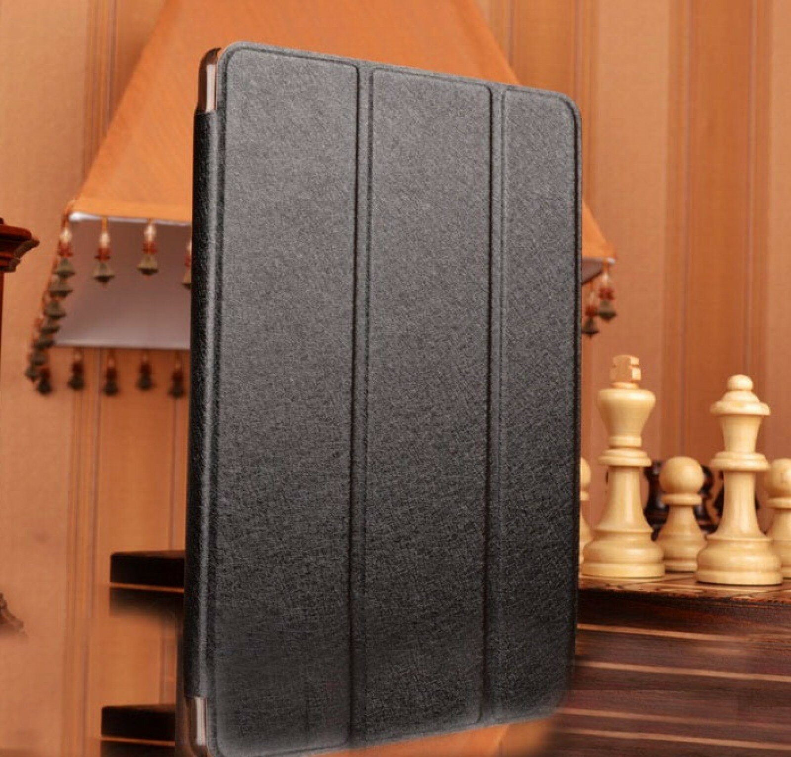 Ультратонкий чехол-футляр-книжка MyPads для iPad mini 4 7.9 (2015) черный пластик