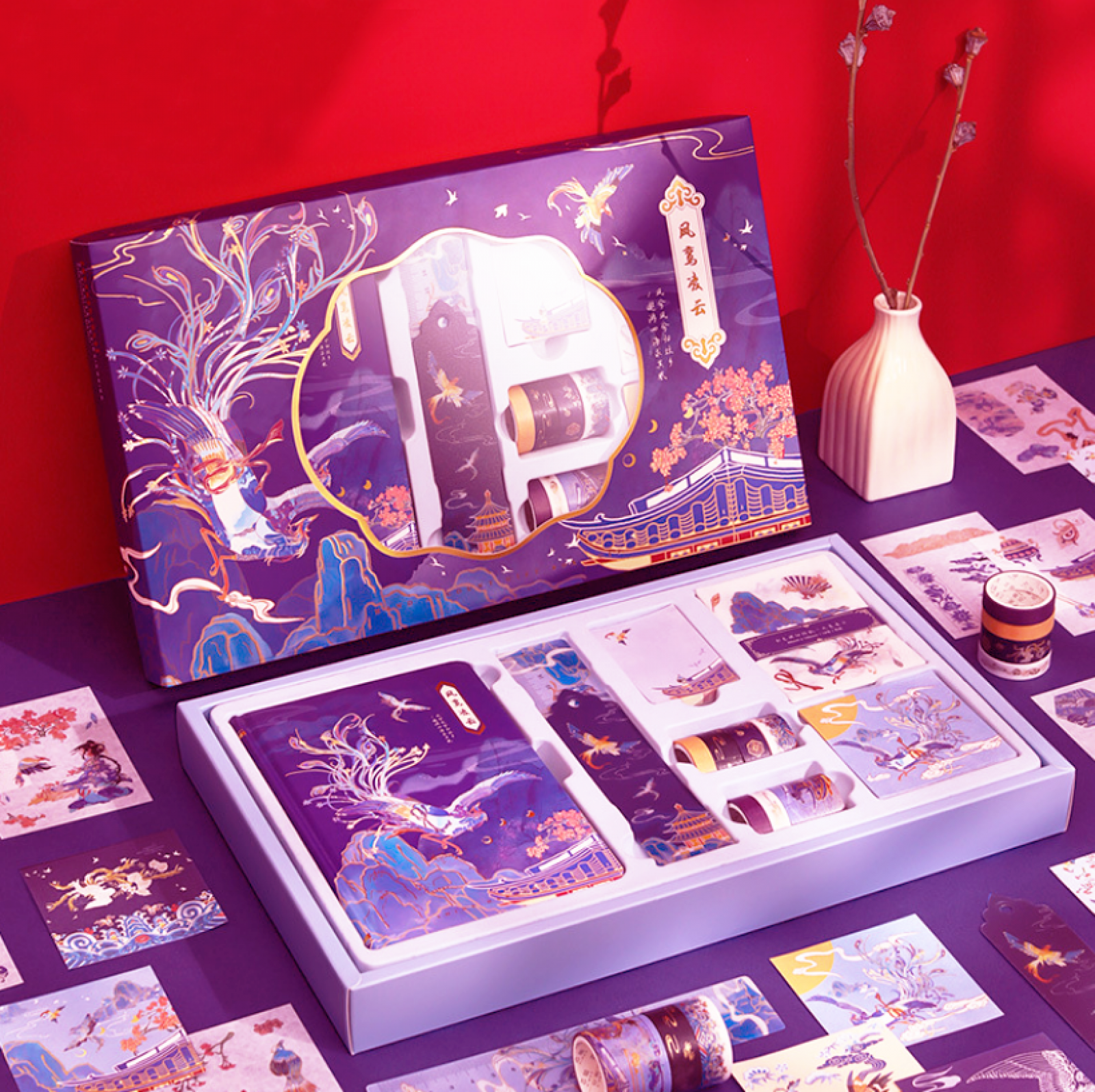 Подарочный набор MyPads Y232836 блокнот А5 с наклейками и цветным скотчем для творчества и планирования