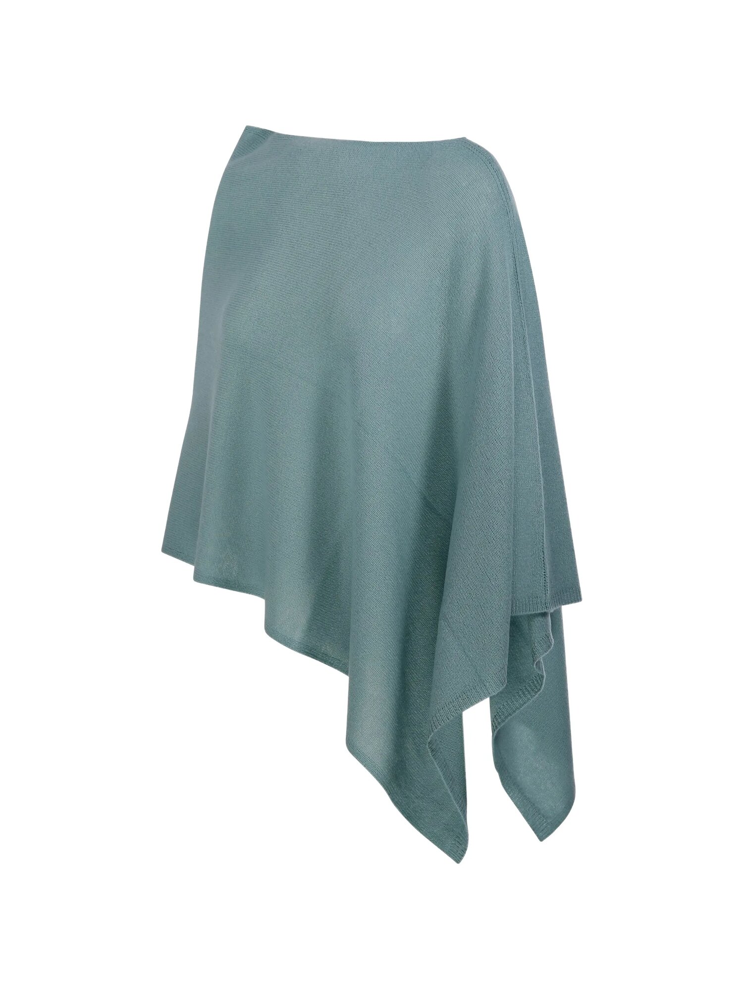 Накидка BE YOU Asymmetric poncho, размер OneSize, синий — фото 1