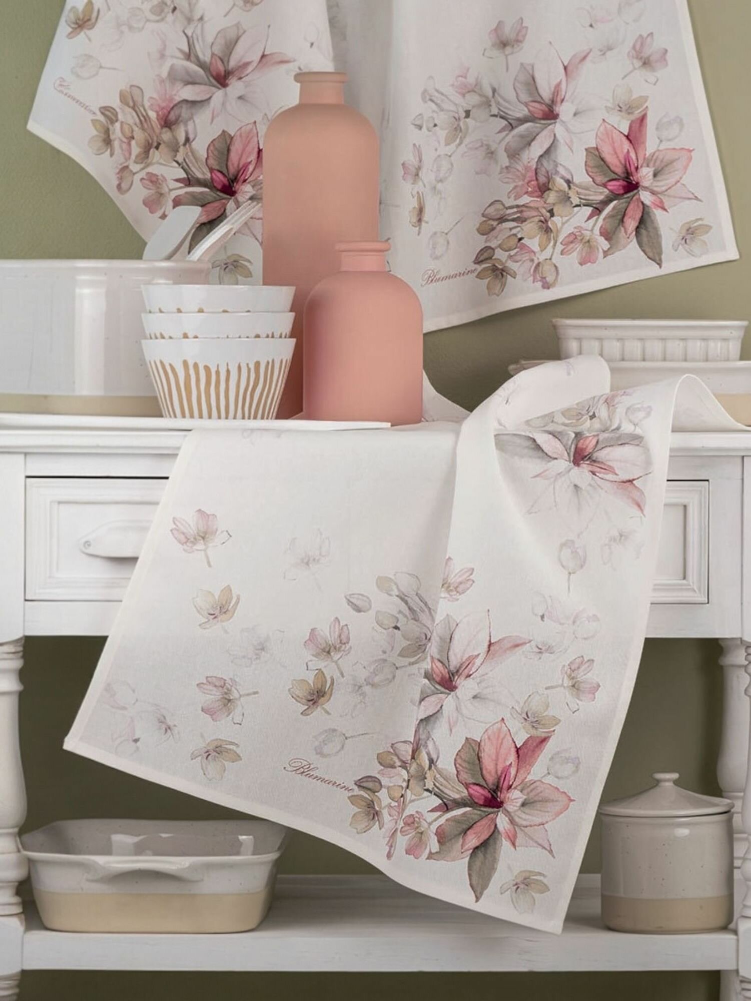 Полотенце Blumarine home collection CLARISSA кухонное из панамского хлопка