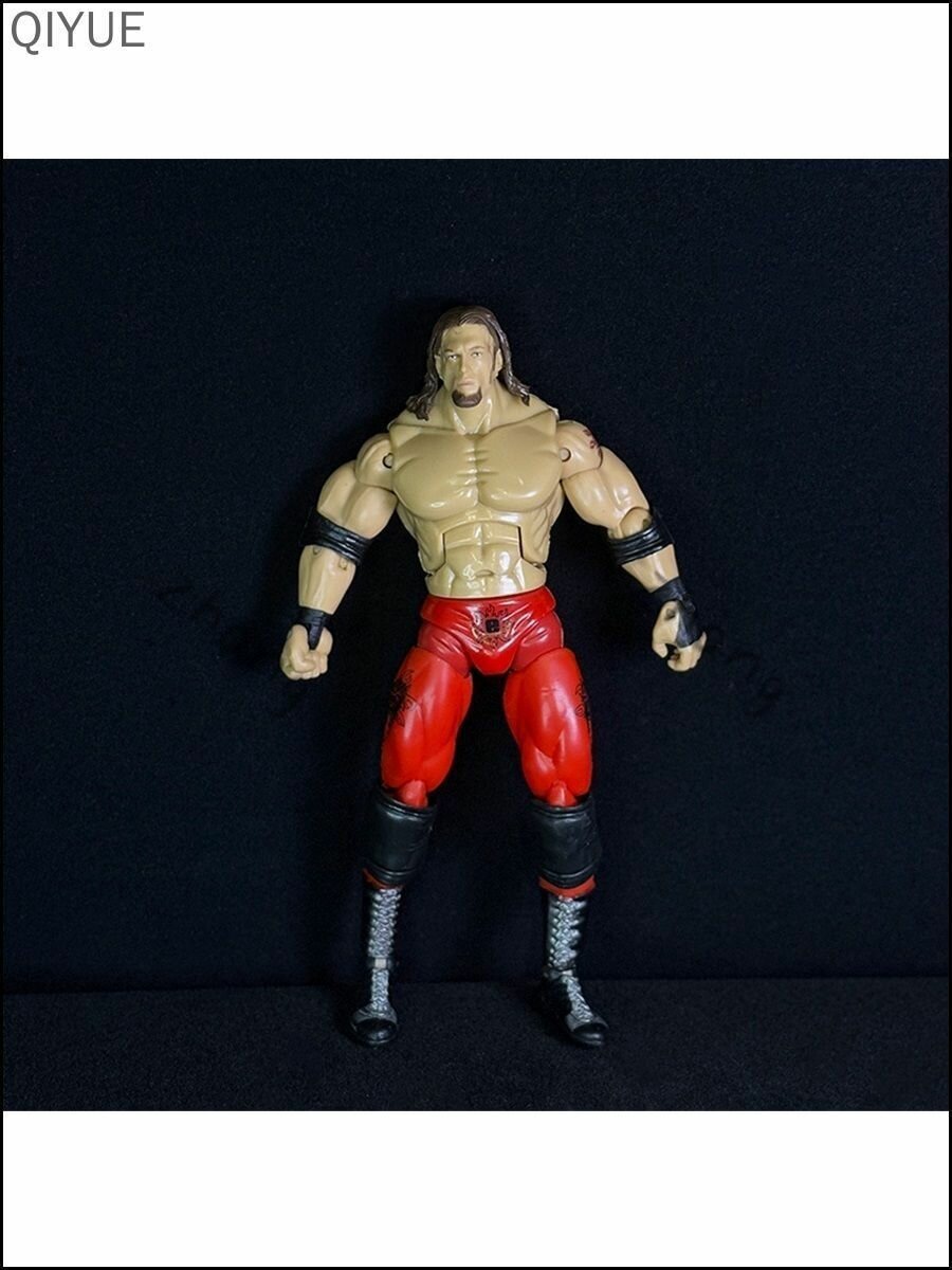 Модель куклы-рестлера "WWE", коллекционная, пластик, 18 см, черный цвет — фото 1