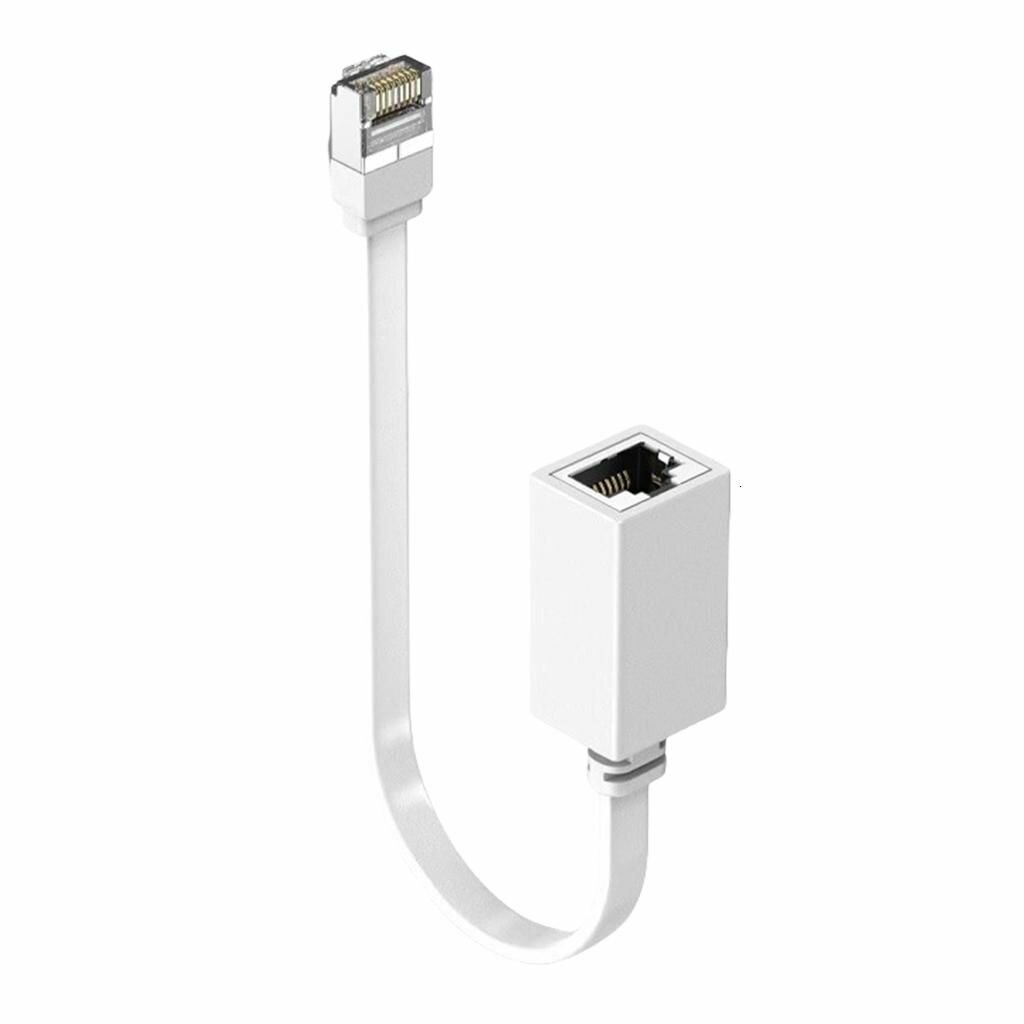 Кабель Ethernet Cat7 удлинительный, 15cm - С прямой головкой