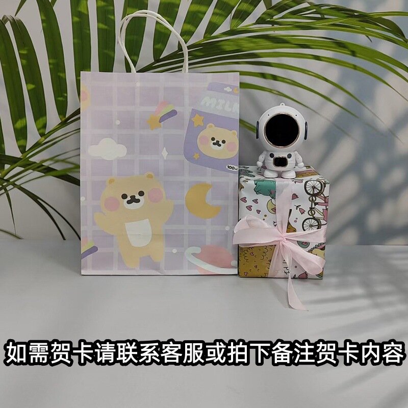 Умная колонка-астронавт с HD-экраном, большая модель Doubao Deepseek с Bluetooth и Wi-Fi, студенческие часы