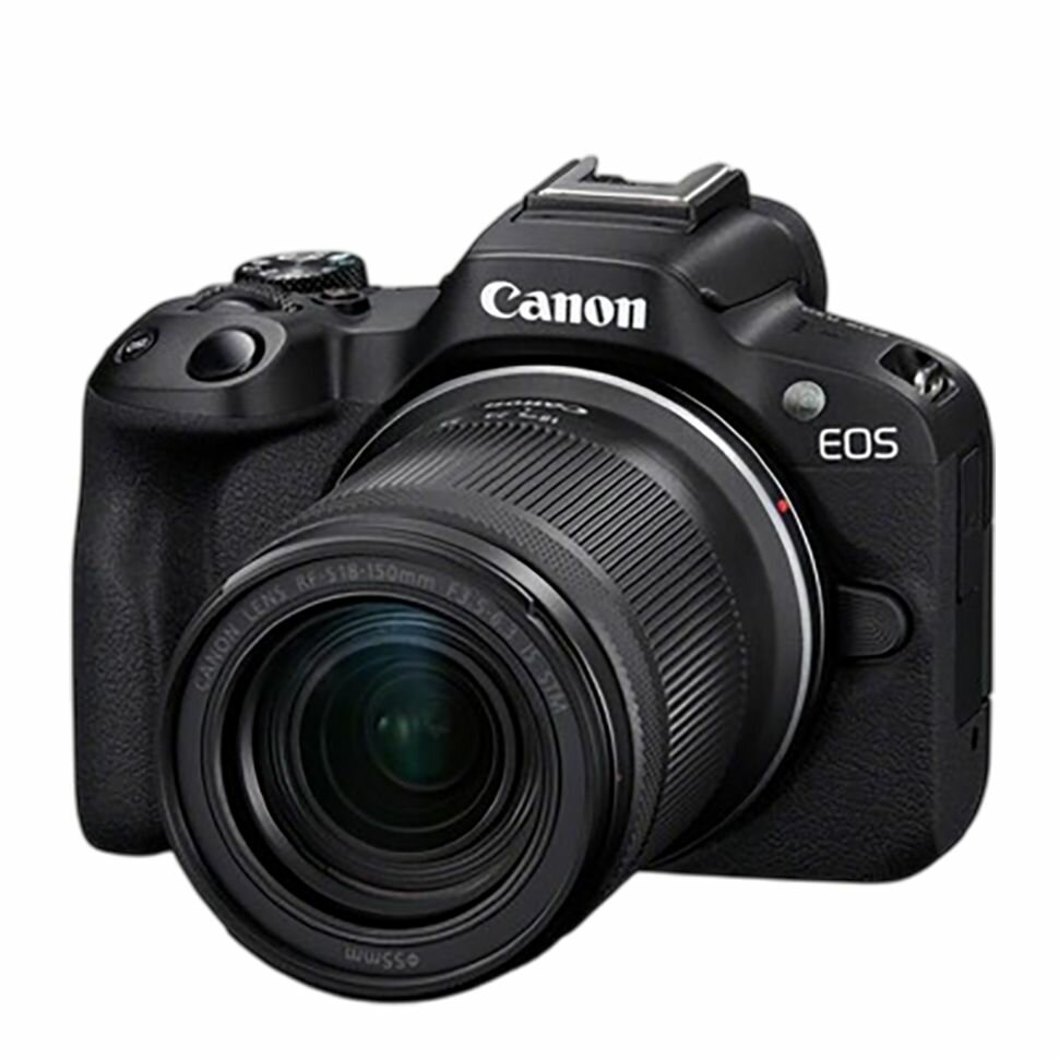 Беззеркальная камера Canon EOS R50 Kit RF-S 18-150mm f/3.5-6.3 IS STM Чёрная