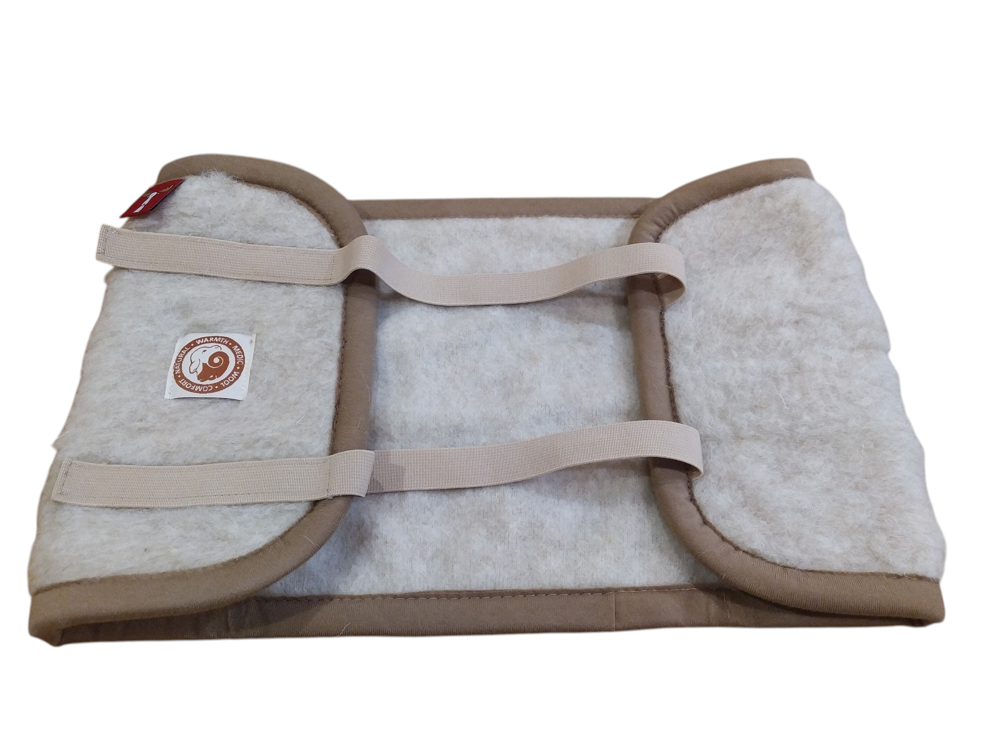 Бандаж Alwero, шерсть мериноса, 89-102см, Однослойный противорадикулитный, на резинках