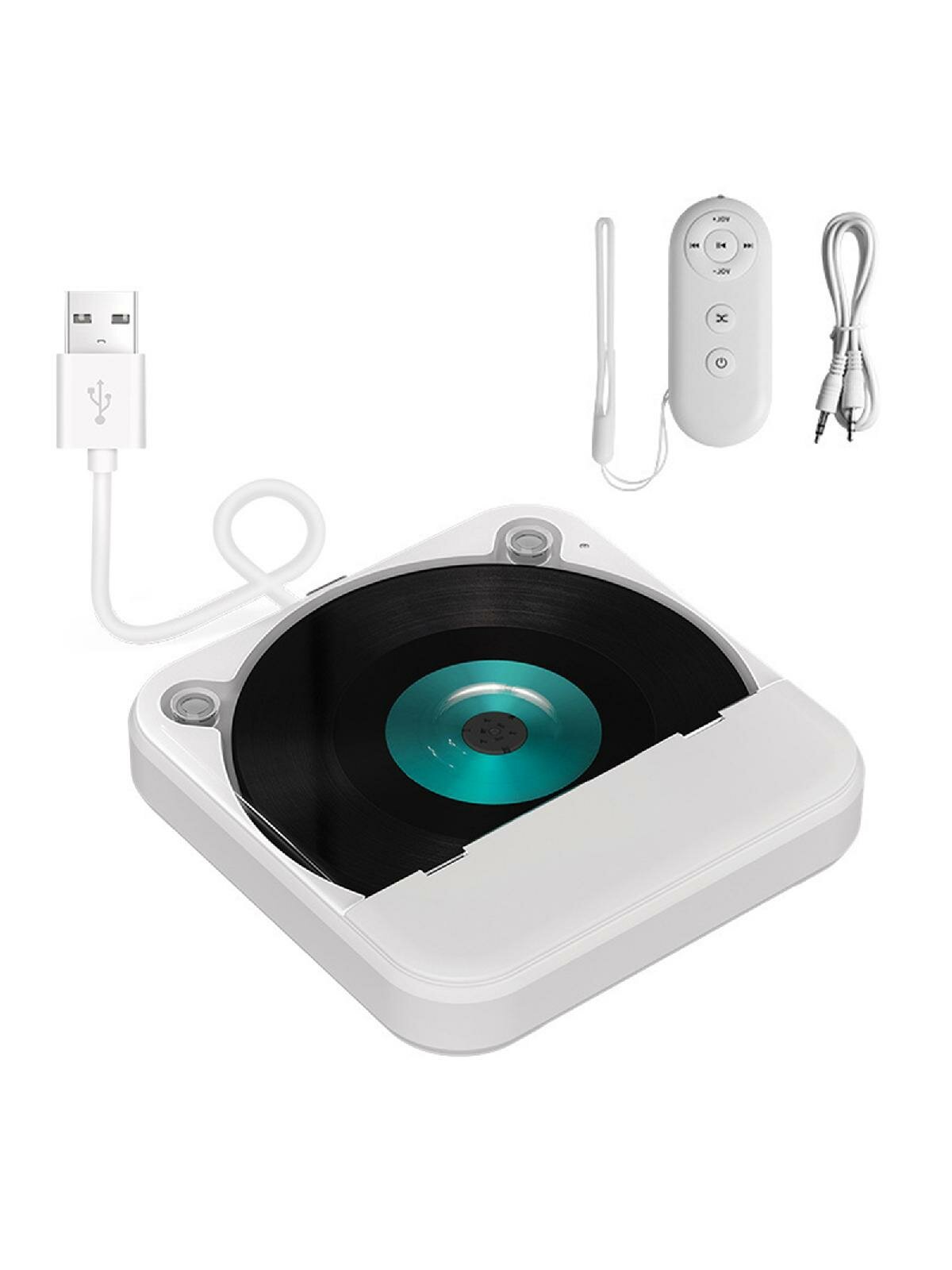 Долговечность Автомобильный проигрыватель дисков ABS Работает с различными музыкальными системами Долговечность