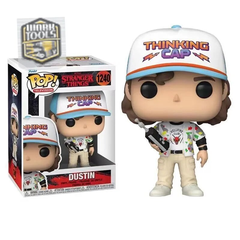 Фигурка Funko Pop! Stranger Things Dustin Виниловая фигурка, для мальчиков и девочек, коллекционная