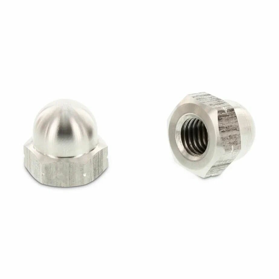 Гайка высокая нержавеющая, М5, DIN 1587, А2, колпачковая 50 шт