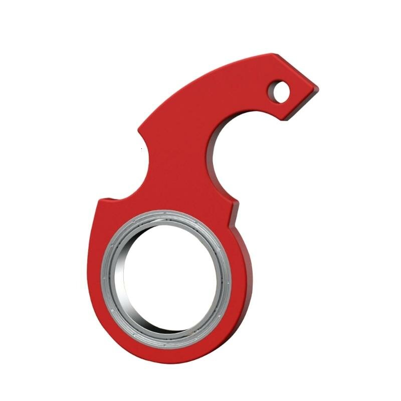 Вращающийся брелок-спиннер, красный