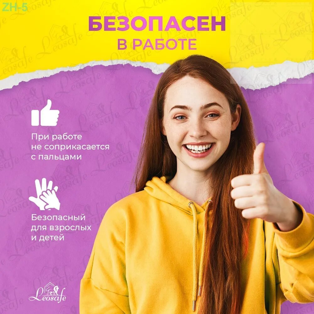 Фигурный дырокол «круг» 3.8 см для бумаги, пластиковый корпус, синий — фото 1