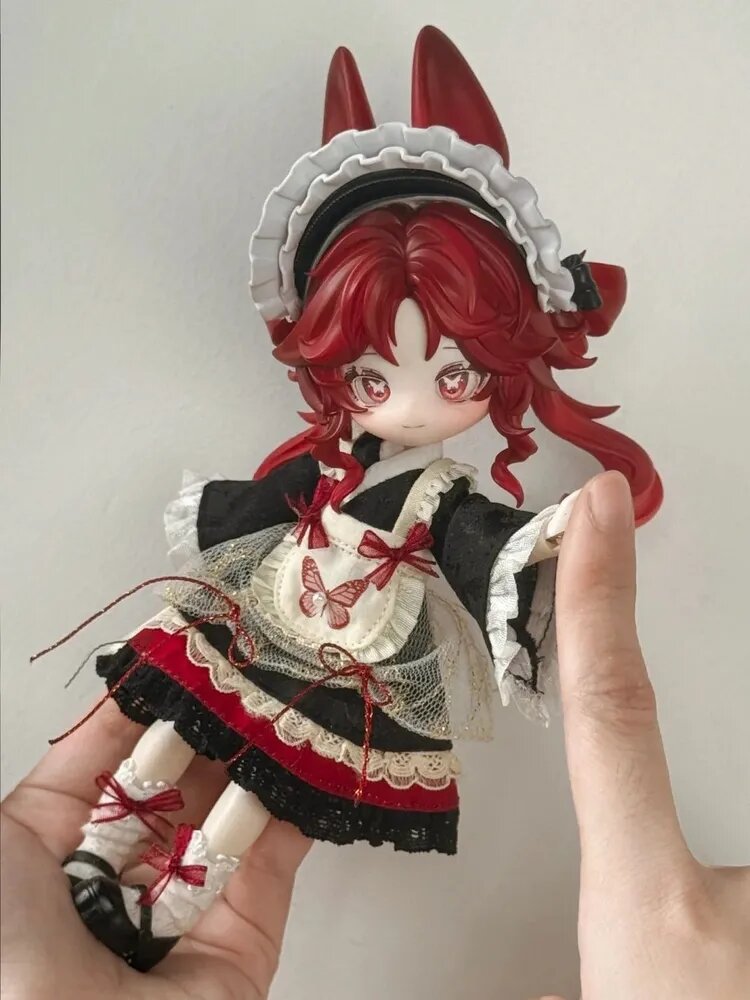 LEI-Doll Кукла BJD 1/12 шарнирная (Inedible Doll) аниме с одеждой и аксессуарами . 15 мин. BJD Кукла, Чао играет вручную