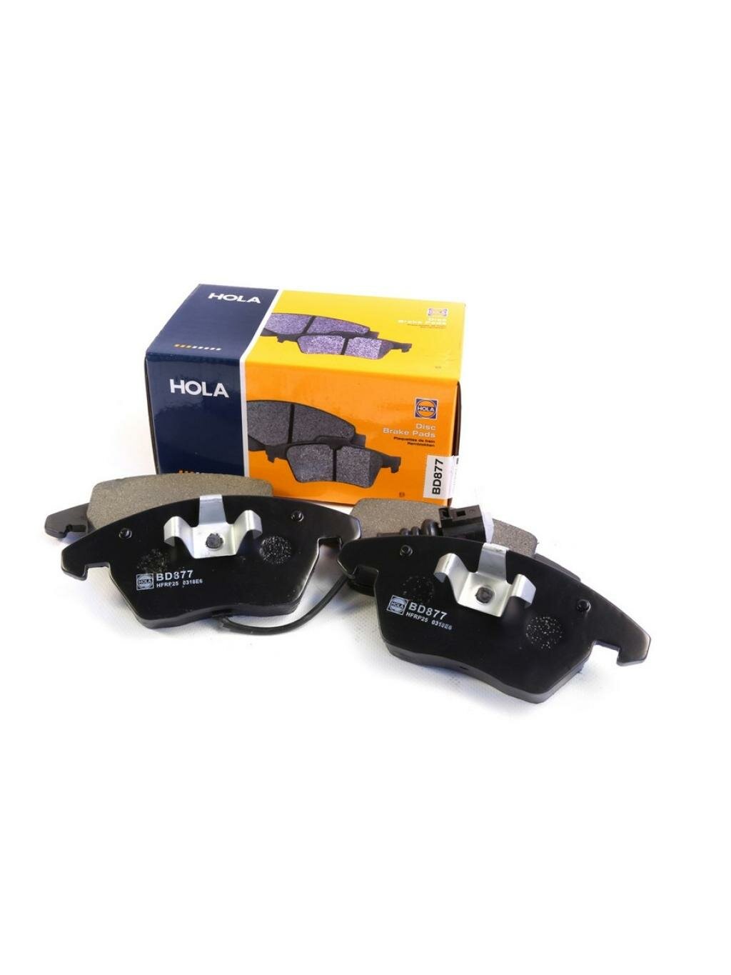 Тормозные колодки передний HOLA BD877 AUDI A1, A3, TT VW Polo Sedan, Polo 6R1,6C1 , Golf IV/ V/VI/VII, Golf Plus 5M