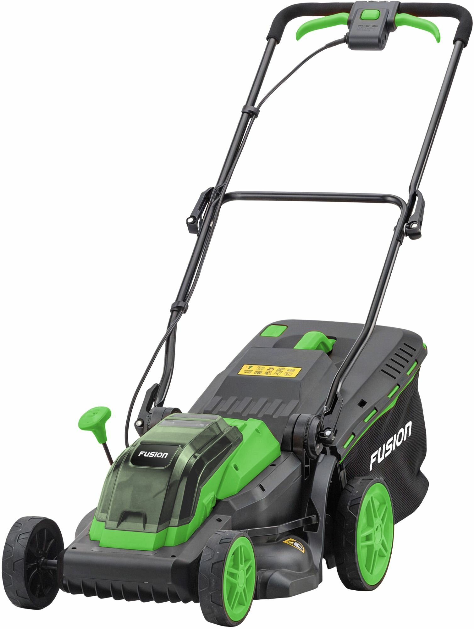 Газонокосилка аккумуляторная Fusion FBLM-404-38-BL / травосборник 45л, мульчирование, ширина скашивания 38 см