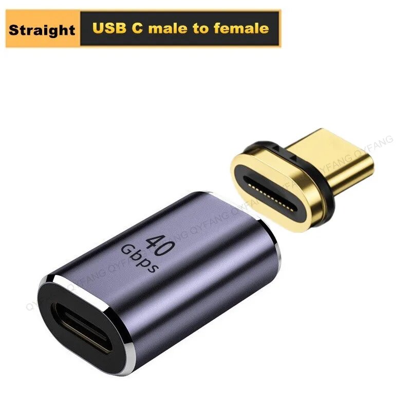 USB C Male to Female 40Gbps Straight