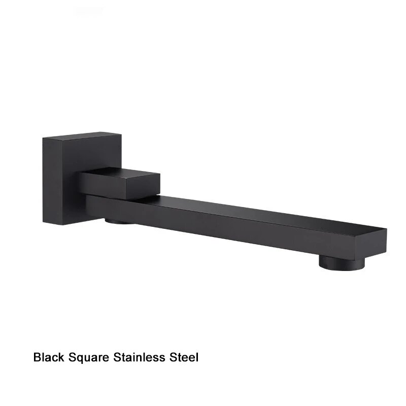 Настенный излив для душа Black Square SS