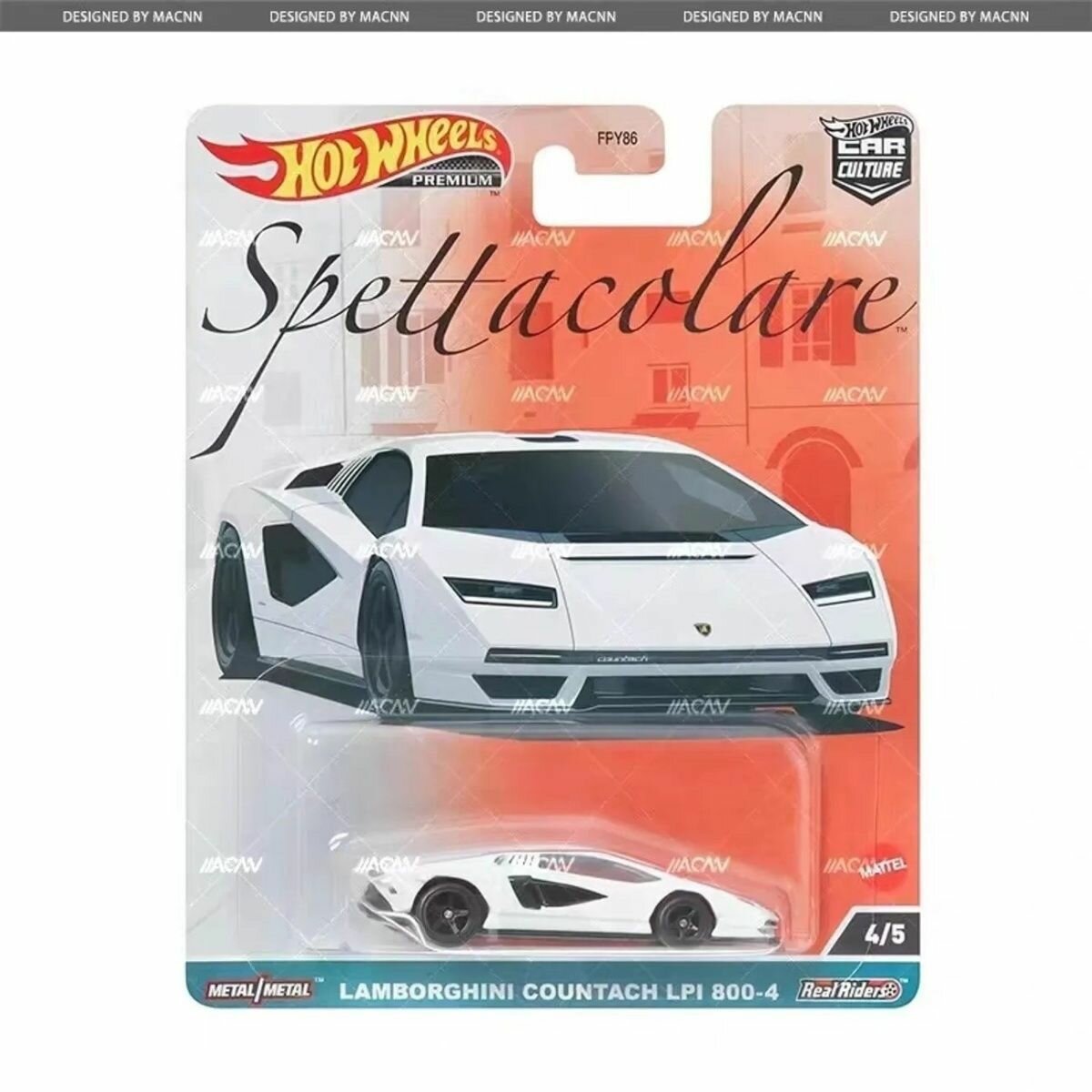 Hot Wheels Коллекционные машинки 1:64, Итальянские спорткары (4-Ламборджини)