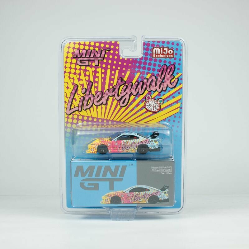 MINI GT x Majorette, литая коллекционная машинка 1:64(743-Ниссан LB-Super)