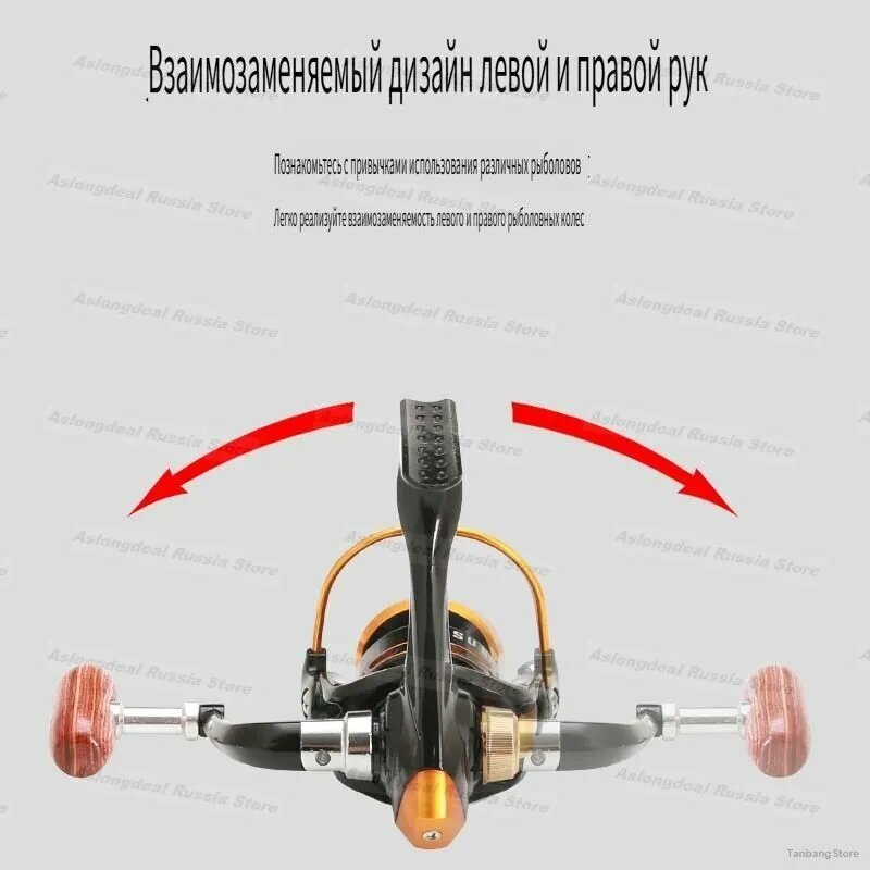 Катушка рыболовная 800 размера Max 10kg Drag безынерционная передний фрикцион — фото 1