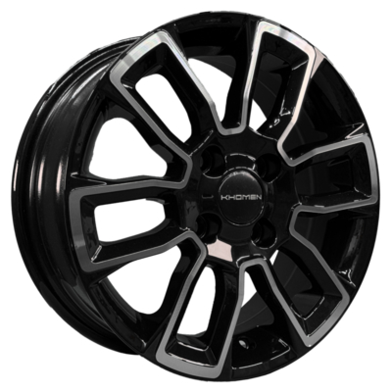 Диск колесный Khomen Wheels KHW1406 (Lada Granta) 5,5x14 4x98 Dia58.5 ET35 цвет Black-FP