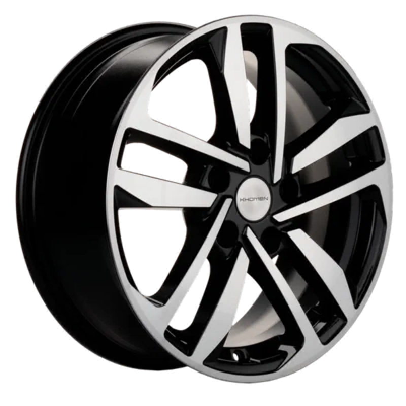 Диск колесный Khomen Wheels KHW1612 (Chery Tiggo 3|Tiggo 3 Pro) 6,5x16 5x108 Dia60.1 ET45 цвет Black-FP