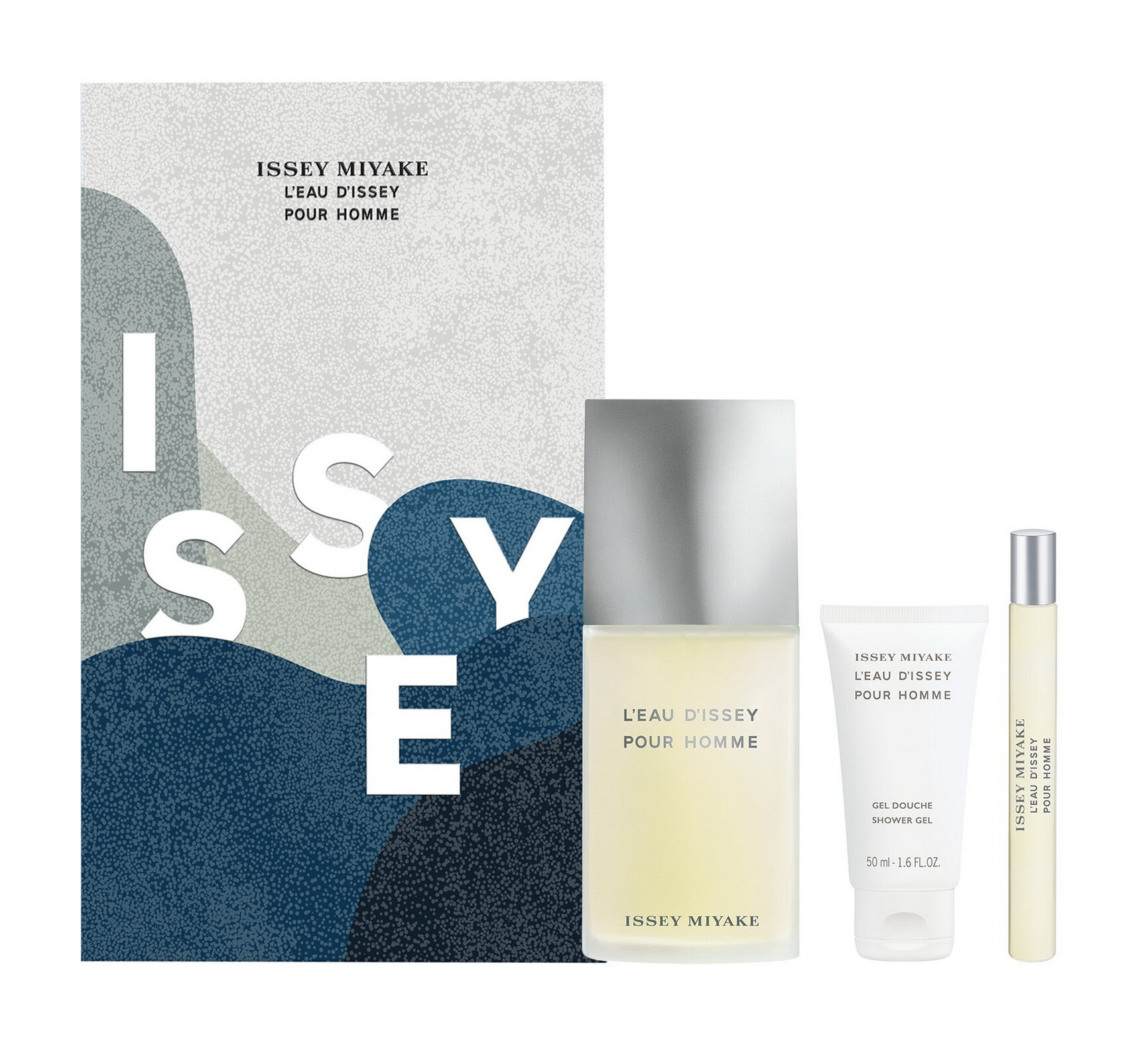 ISSEY MIYAKE L'eau D'issey Pour Homme Набор муж. (Туалетная вода, 125 мл + Туалетная вода, 10 мл + Гель)(лимит.)
