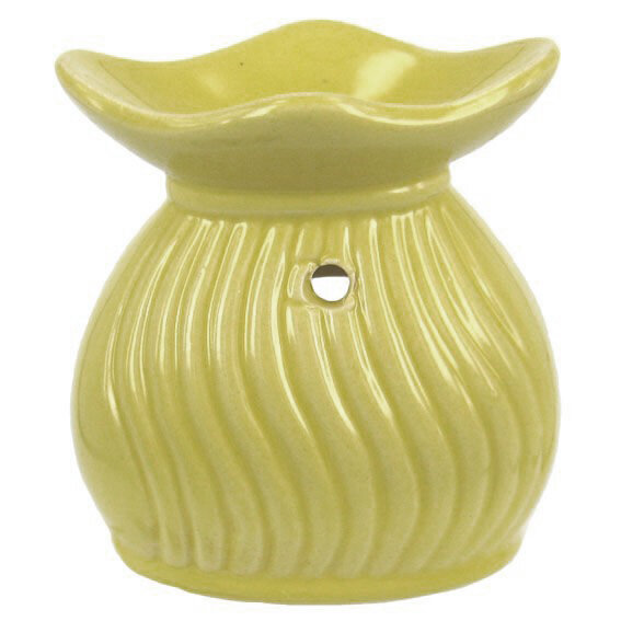 Аромалампа волны N310-82 жёлтая (керамика, 8,5 см.), 1 шт.