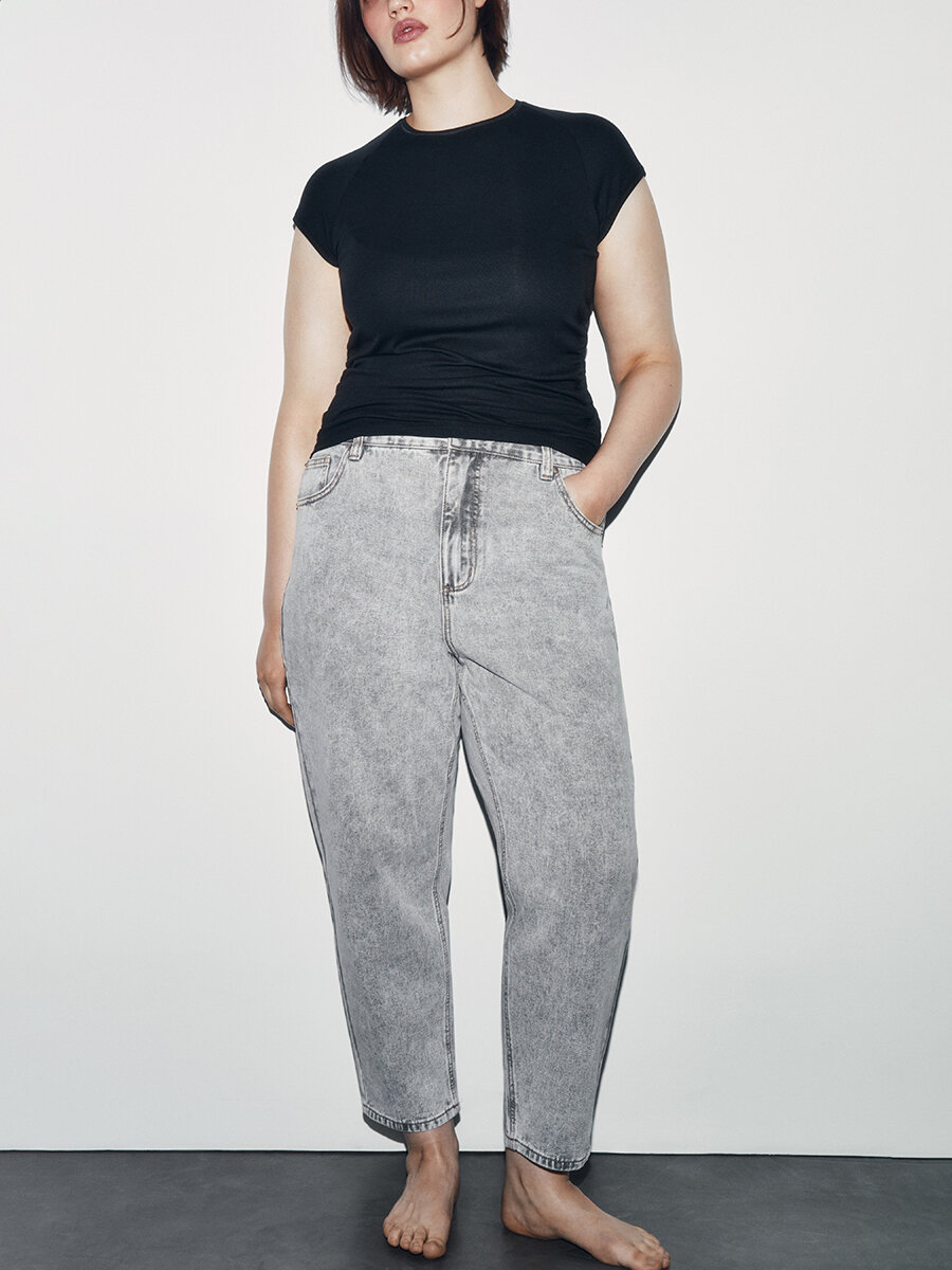 Джинсы мом mixmatch 