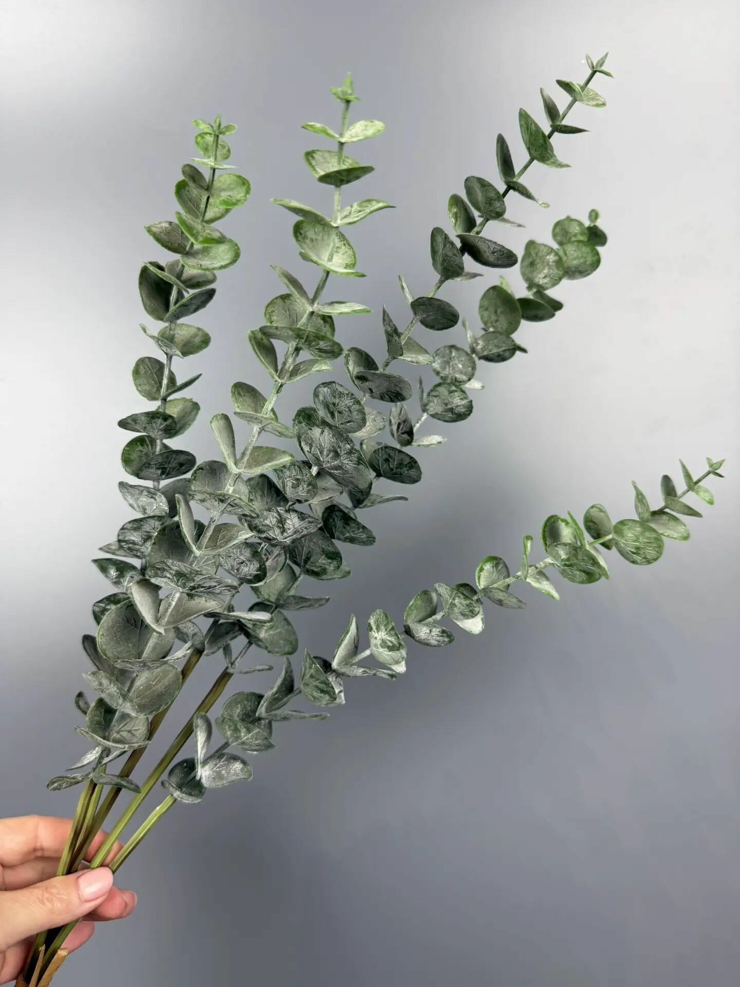 Искусственные цветы Эвкалипт букет для декора и интерьера премиум серия