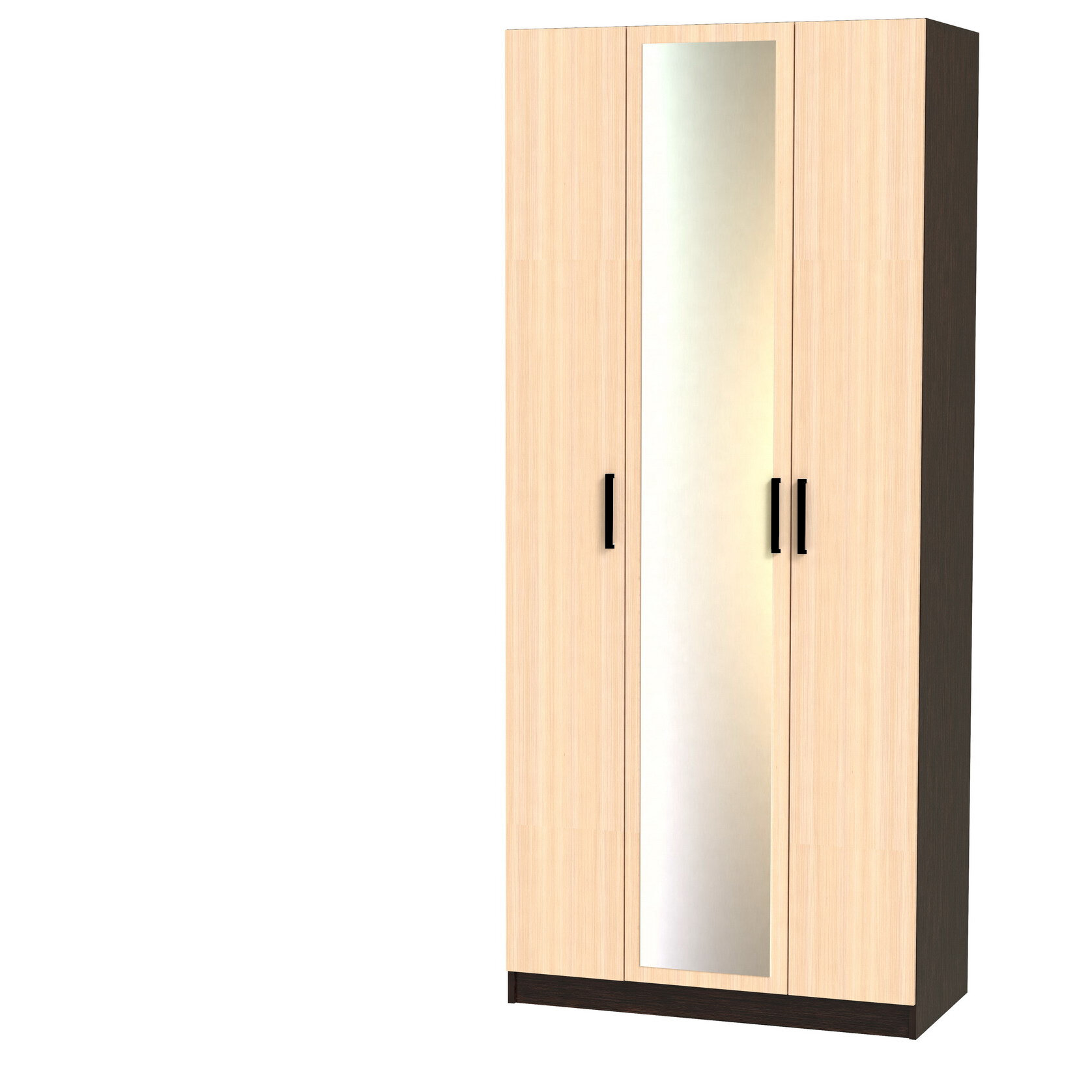 Шкаф-пенал для одежды Феникс М-10 100/210/52 Венге/Дуб молочный