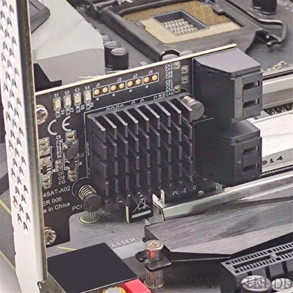 Карта расширения SATA3.0 для адаптера 6G порта PCI-E4 88SE9215