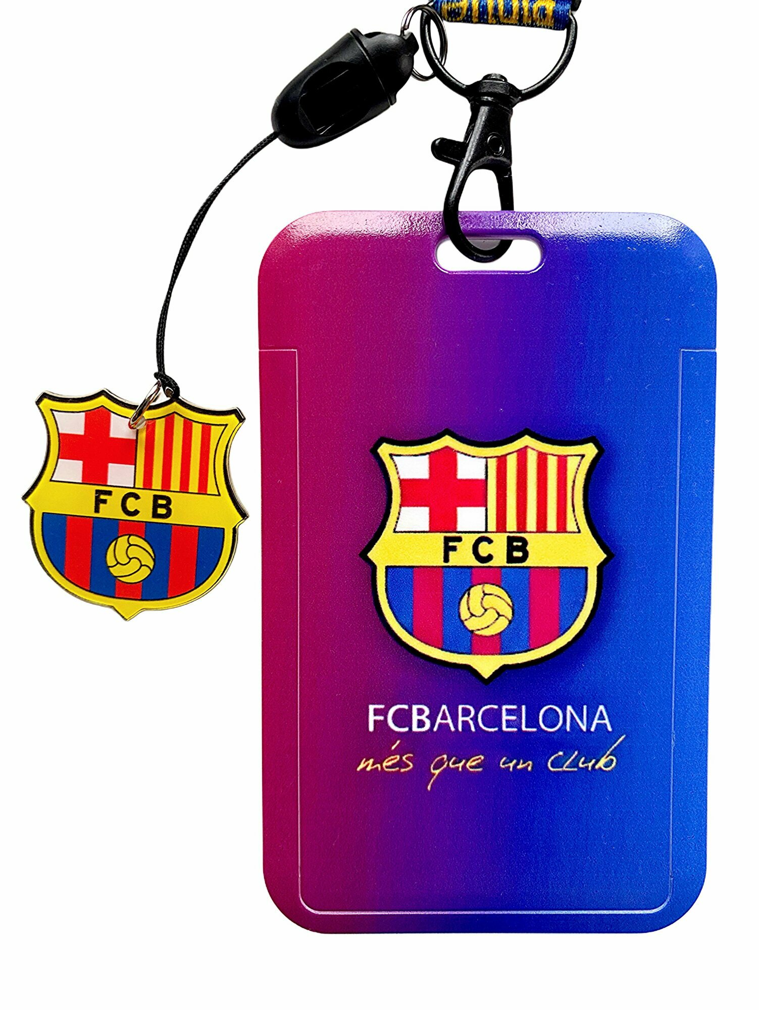 Чехол для пропуска; Бейдж для пропуска с лентой Барселона